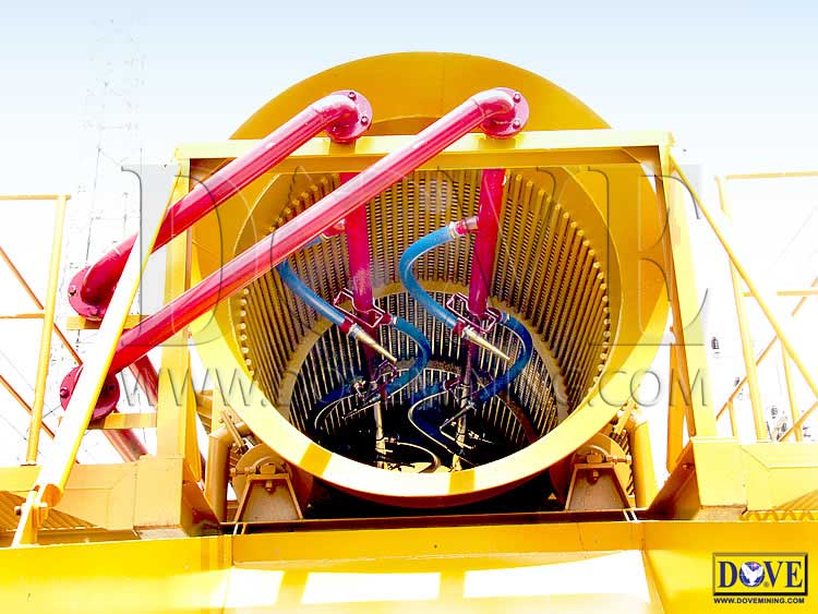 DOVE Trommel Screen. 5-1000 TPH Solids, 15-3000 M3/h Slurry.