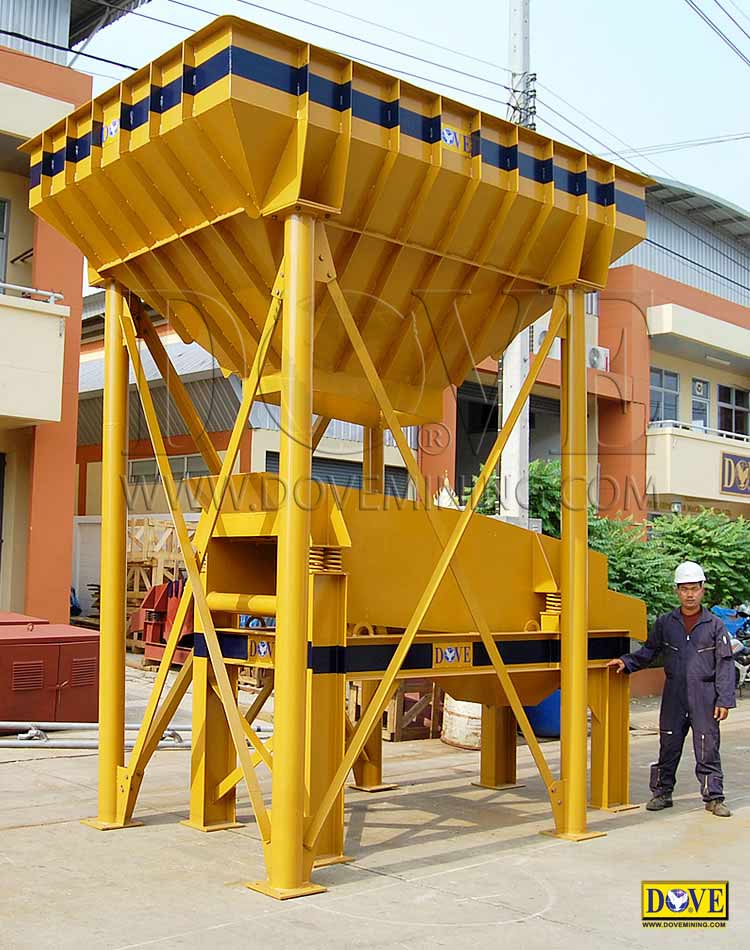 Hoppers - Feed Stations Ore Feeding | DOVE Equipment
