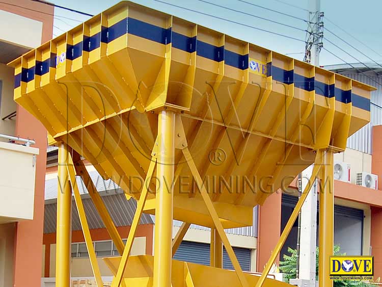 Hoppers - Feed Stations Ore Feeding | DOVE Equipment